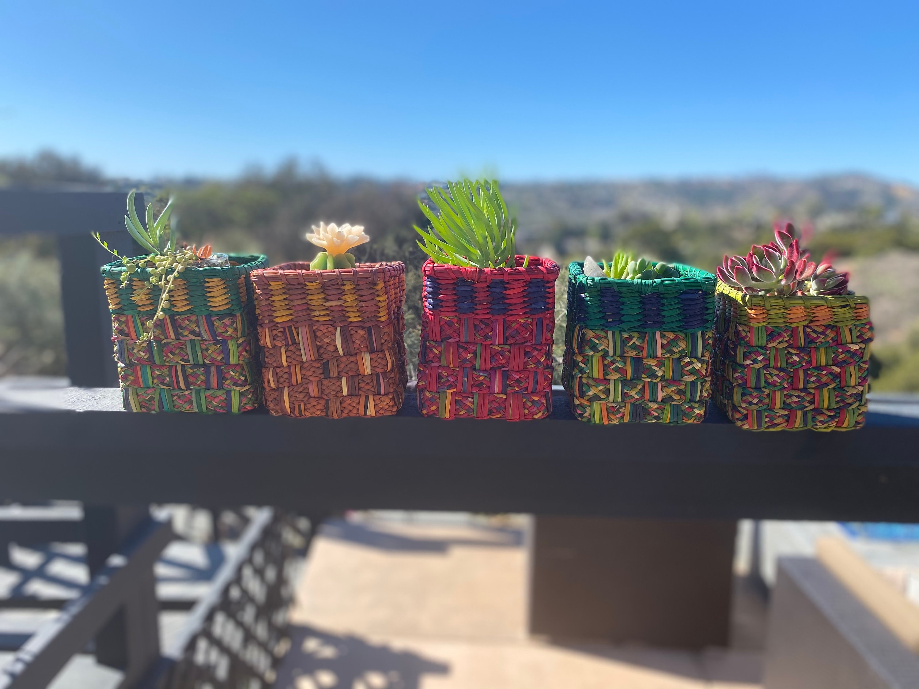 Handwoven Handmade Artisanal Peruvian Basket Organic Botanical - Etsy