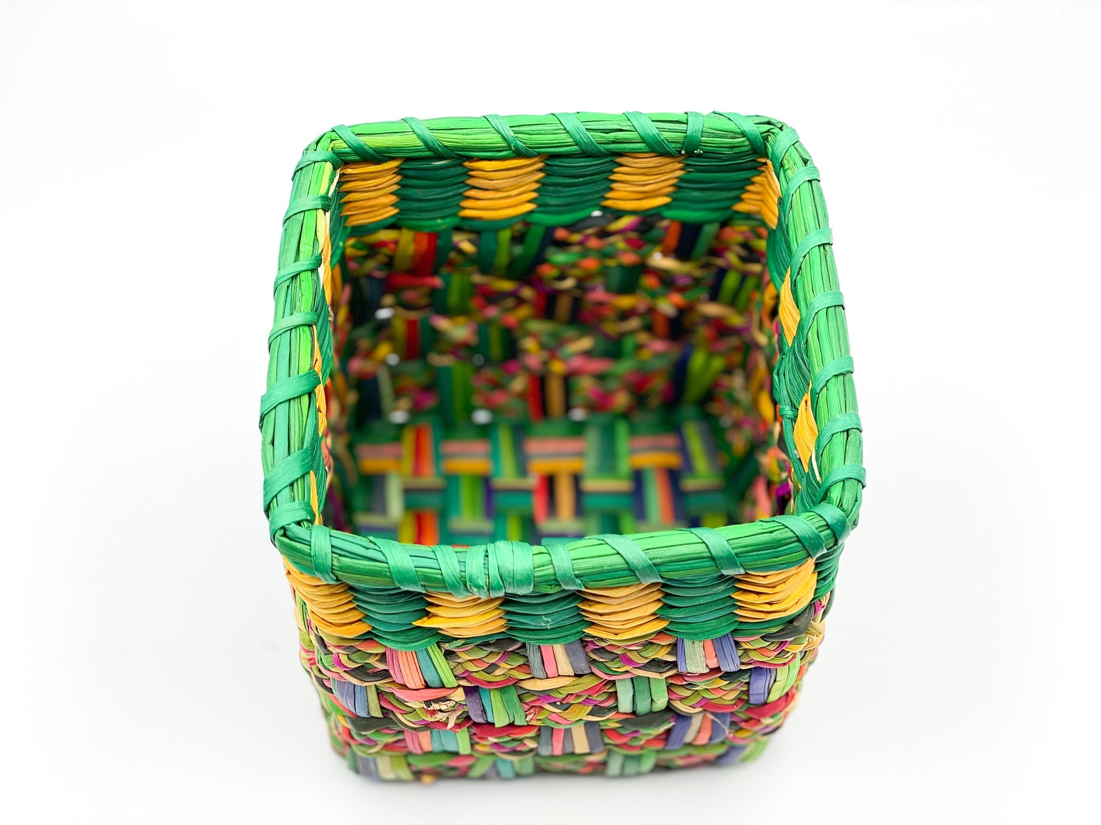 Handwoven Handmade Artisanal Peruvian Basket Organic Botanical - Etsy
