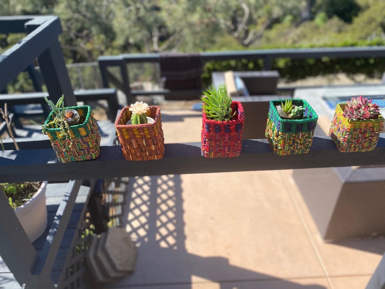 Handwoven Handmade Artisanal Peruvian Basket Organic Botanical Dyes ...
