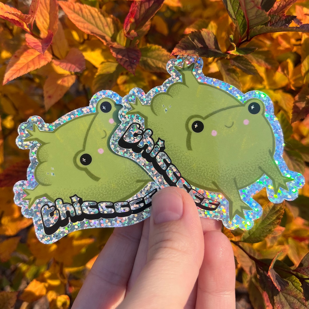 Thicc Frog Bubble Butt Sticker, Booty Frog, Funny, Kawaii Frog, Frog ...