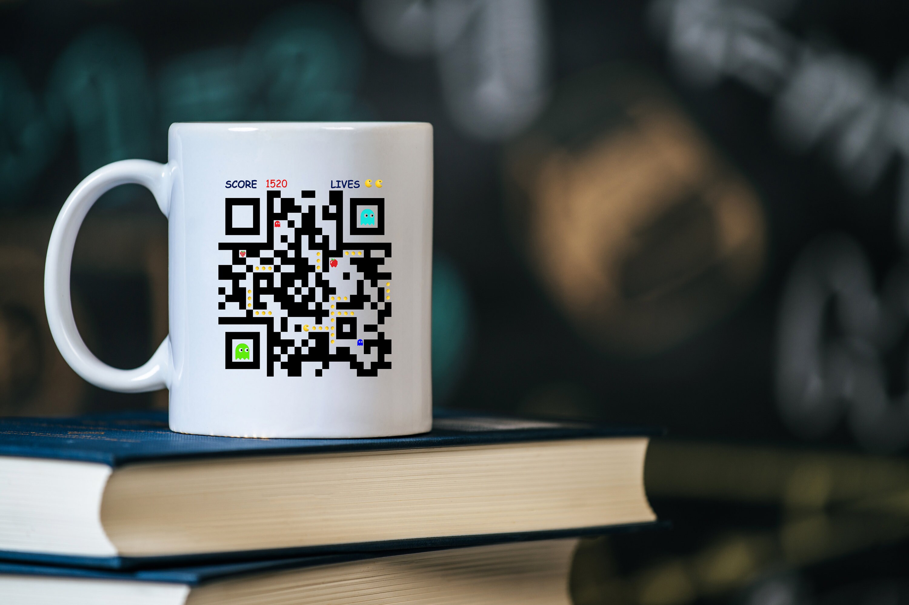 QR Code Desing PACMAN QR Desing is My Etsy Address - Etsy