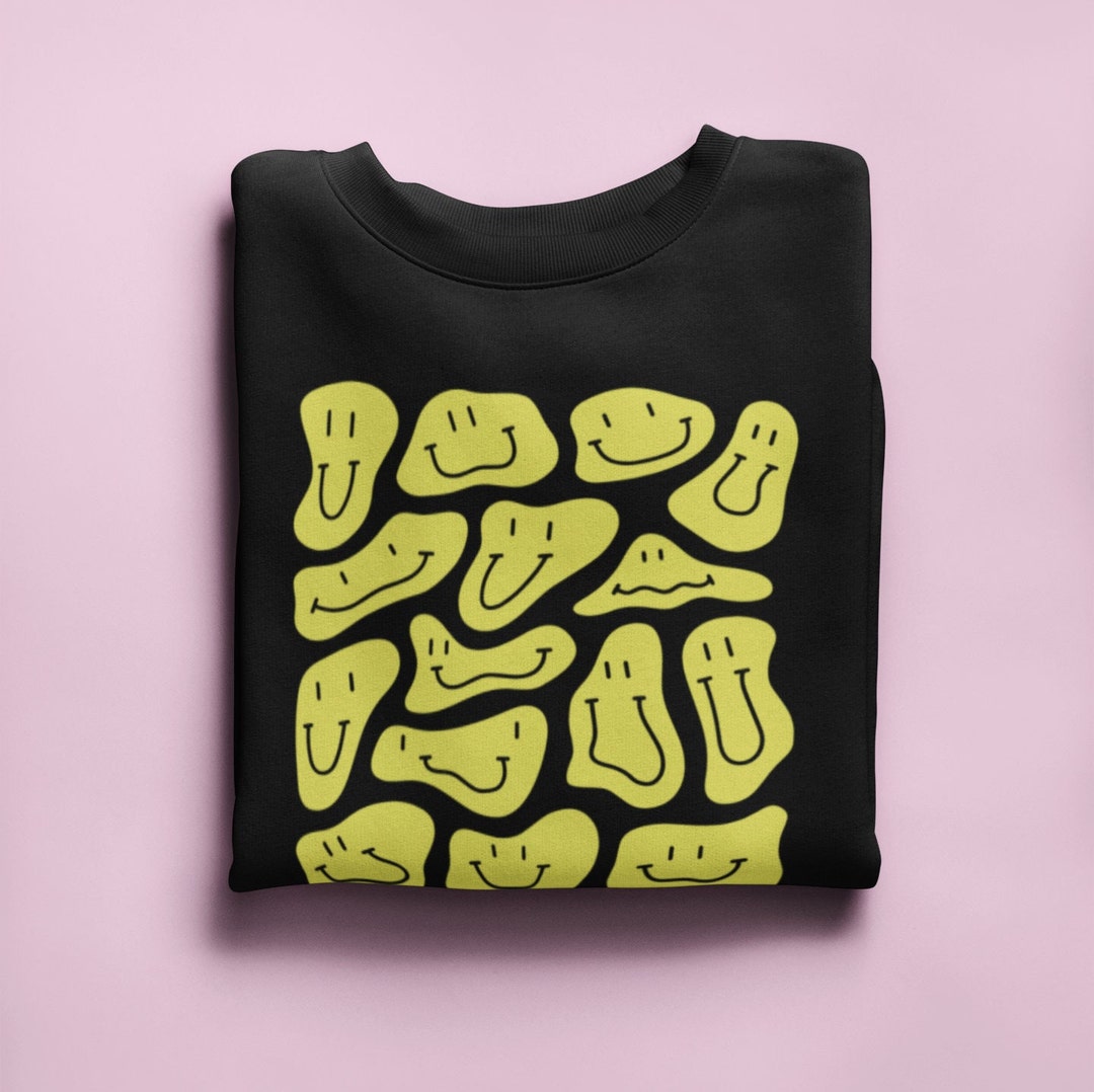Smiley Jumper, Smiley Face Sweatshirt, UK, Smile Heart - Etsy UK