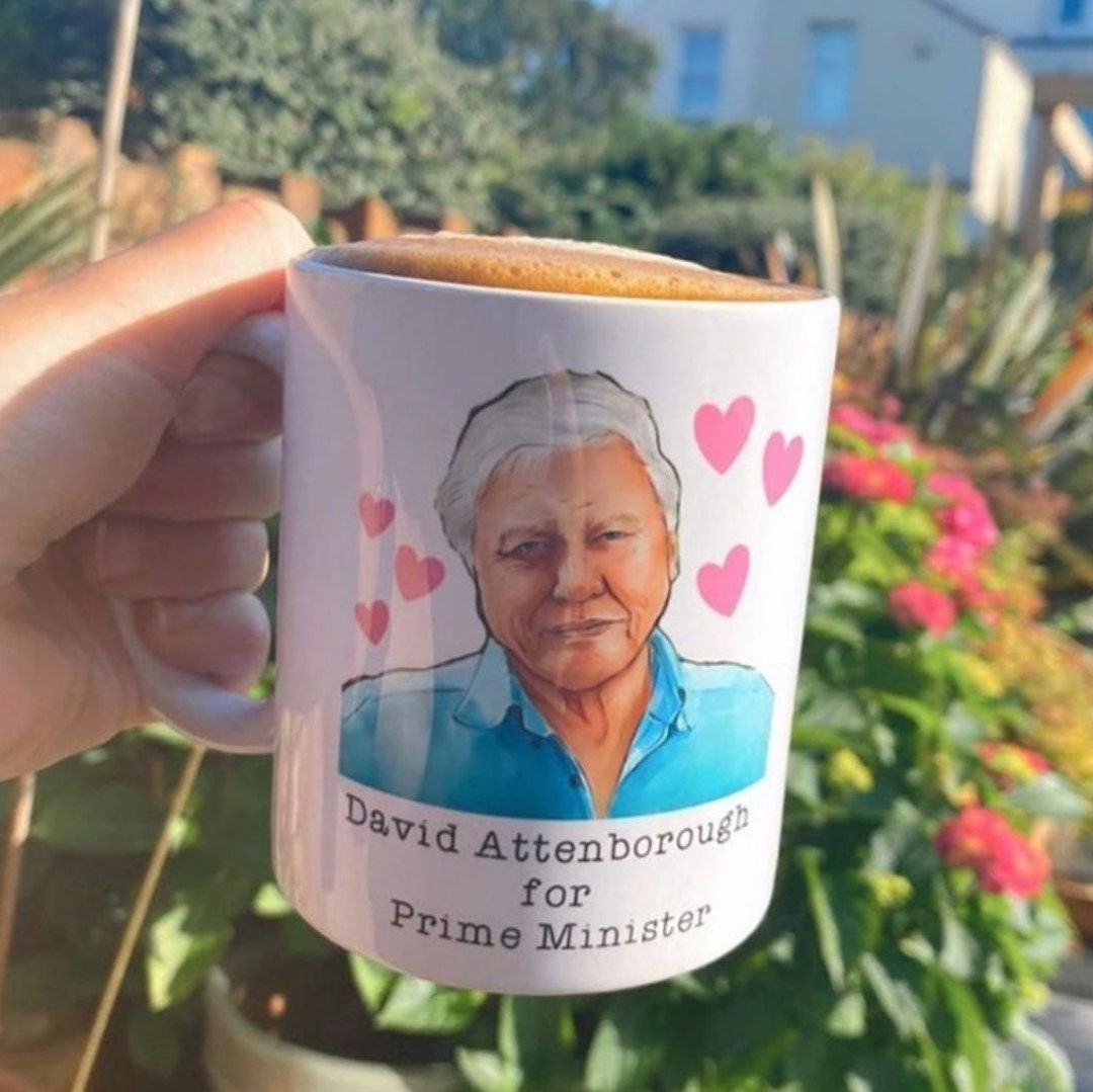 David Attenborough Mug David Attenborough for Prime Minister - Etsy