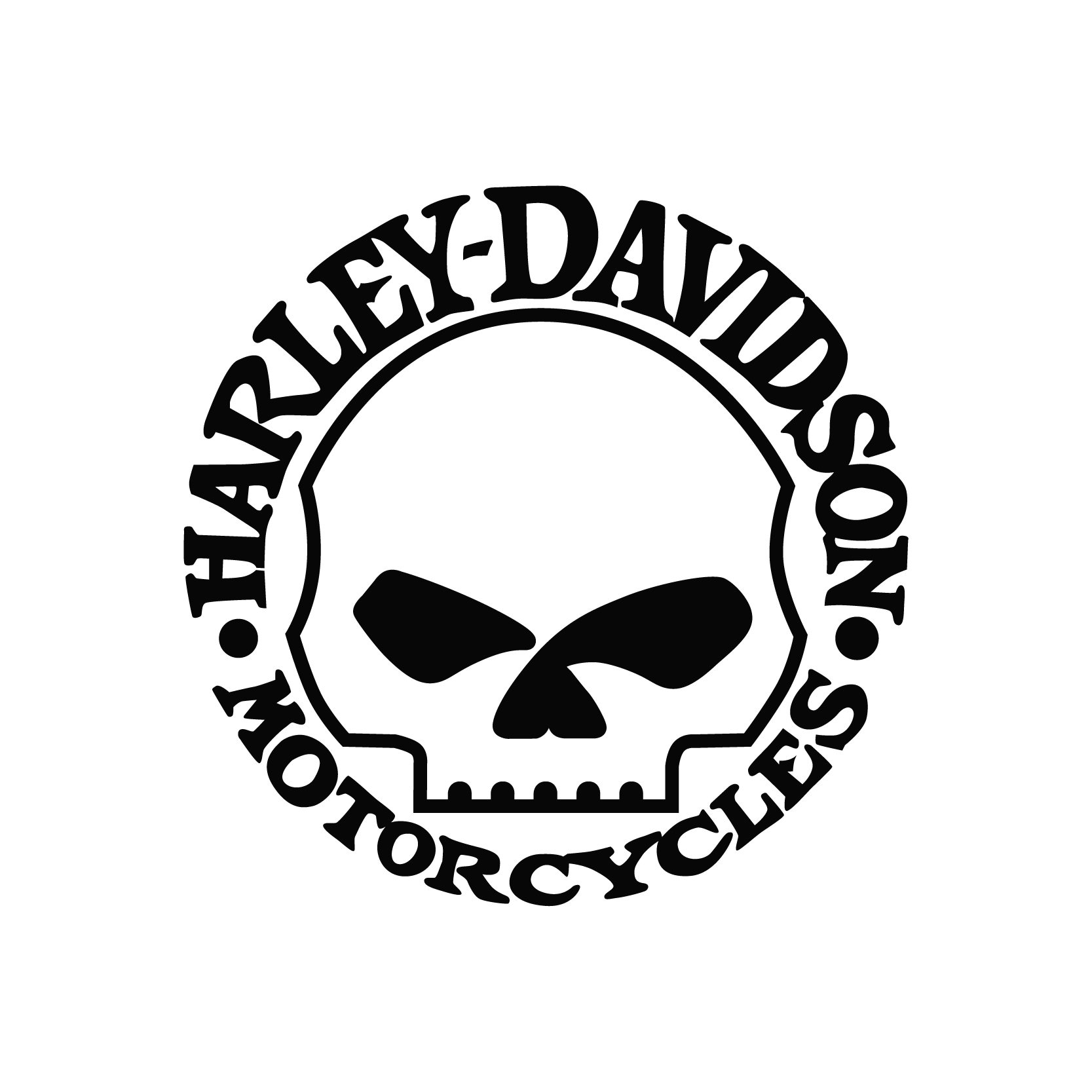 Harley davidson Skull SVG PNG Willie G Skull SVG para | Etsy