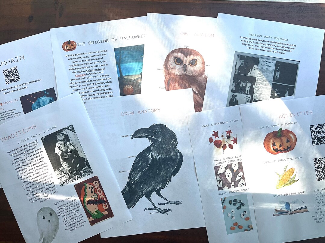 Secular Halloween Unit Study - Etsy