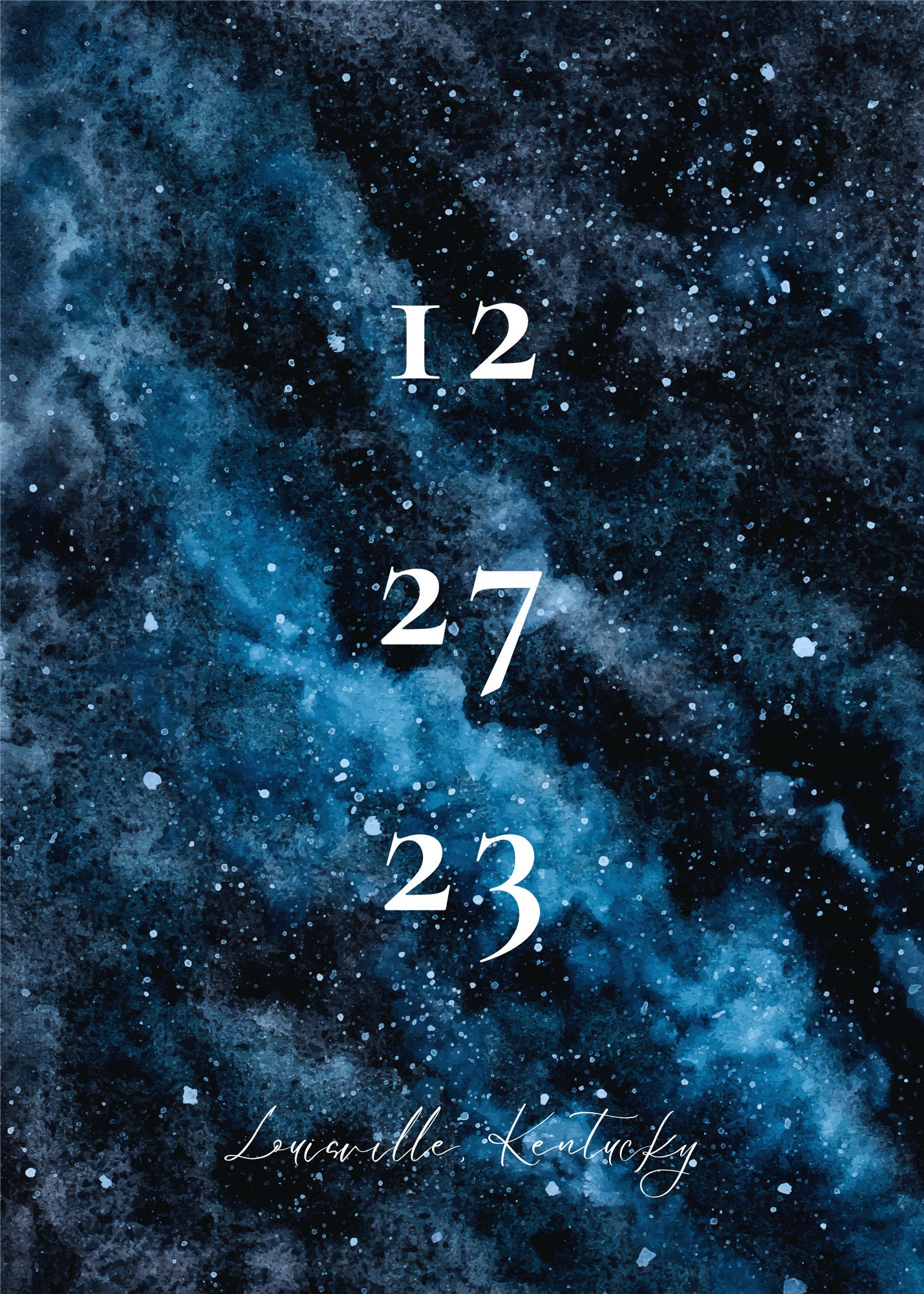 Under the Stars Save the Date Instant Digital Download Celestial Moon ...