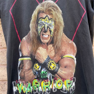 Vintage Ultimate Warrior WWF Tshirt - Etsy