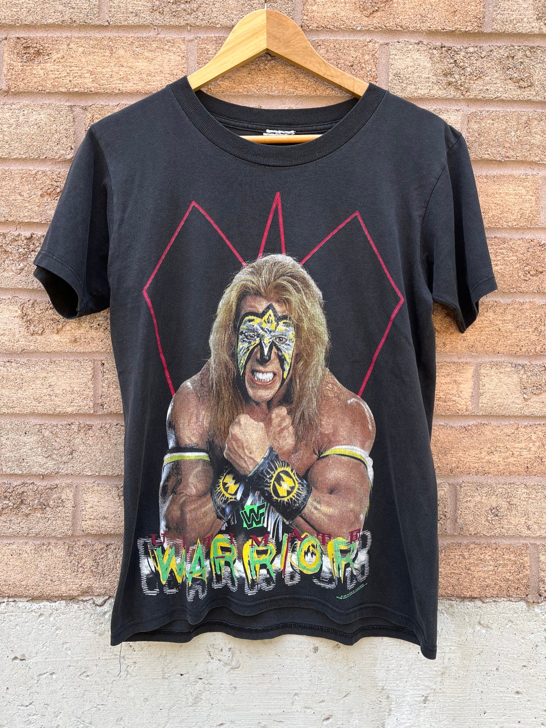 Vintage Ultimate Warrior WWF Tshirt - Etsy