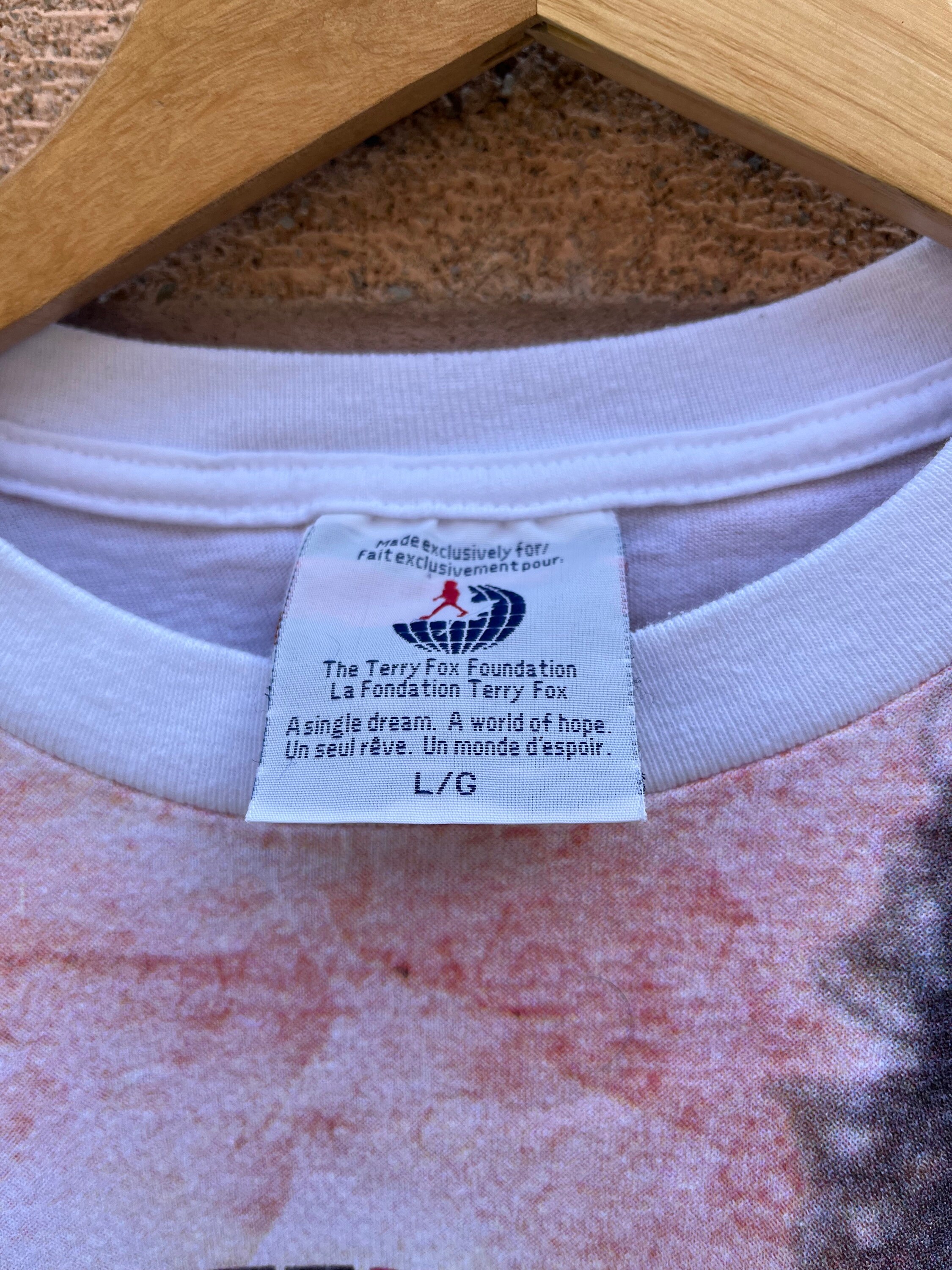 Vintage Terry Fox 25 Year Anniversary Tshirt - Etsy