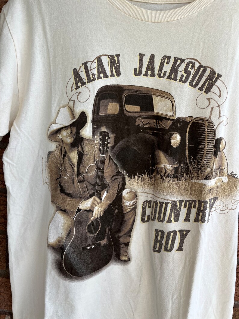 Vintage Alan Jackson Tour T-shirt - Etsy