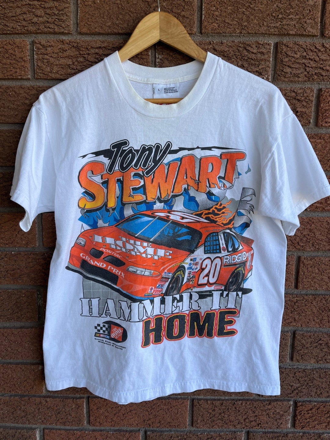 Vintage Tony Stewart Home Depot 1999 Nascar T-shirt - Etsy