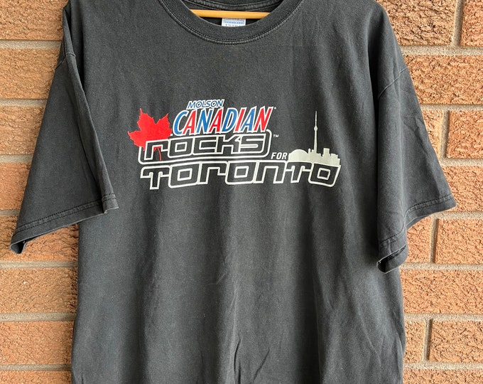 Vintage Molson Canadian Rocks Toronto 2003 T-shirt - Etsy