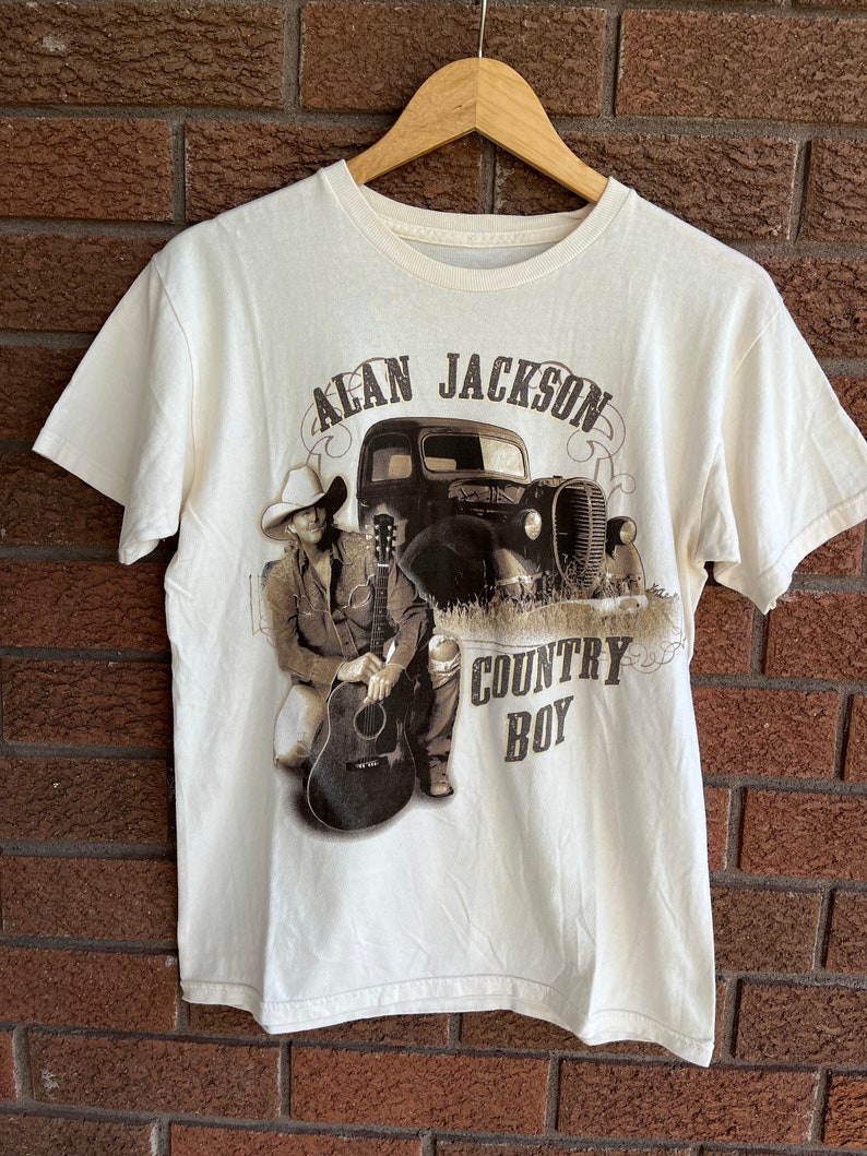 Vintage Alan Jackson Tour T-shirt - Etsy