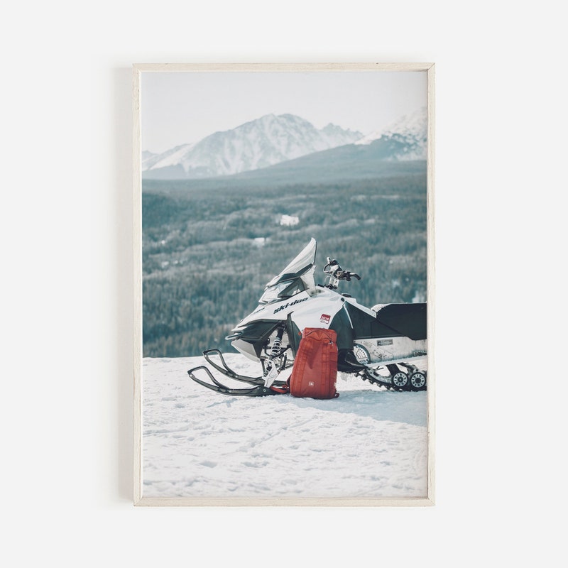Snowmobile Wall Art - Etsy