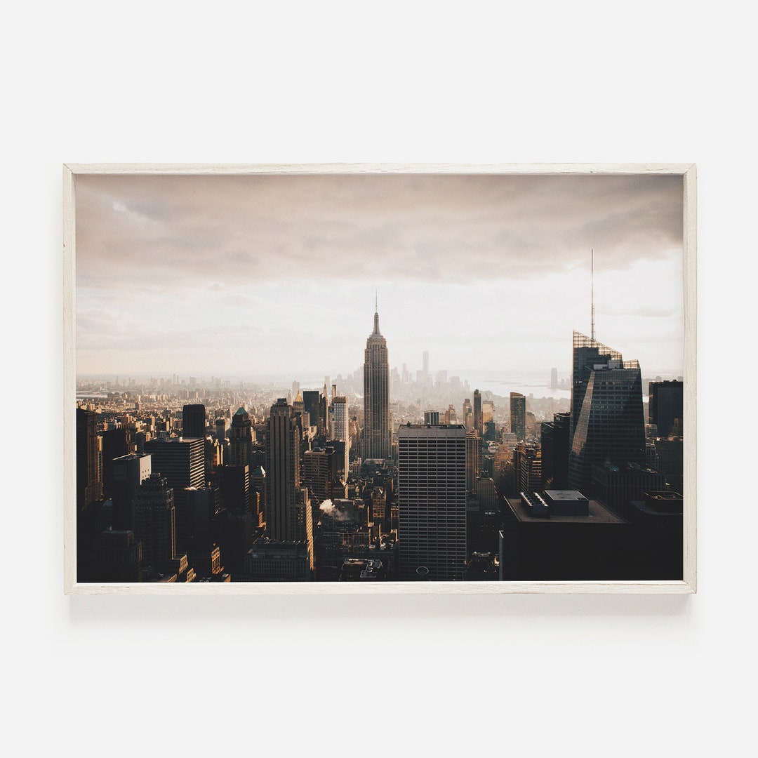 NYC Skyline Print New York City Print NYC Print New York City Wall Art ...