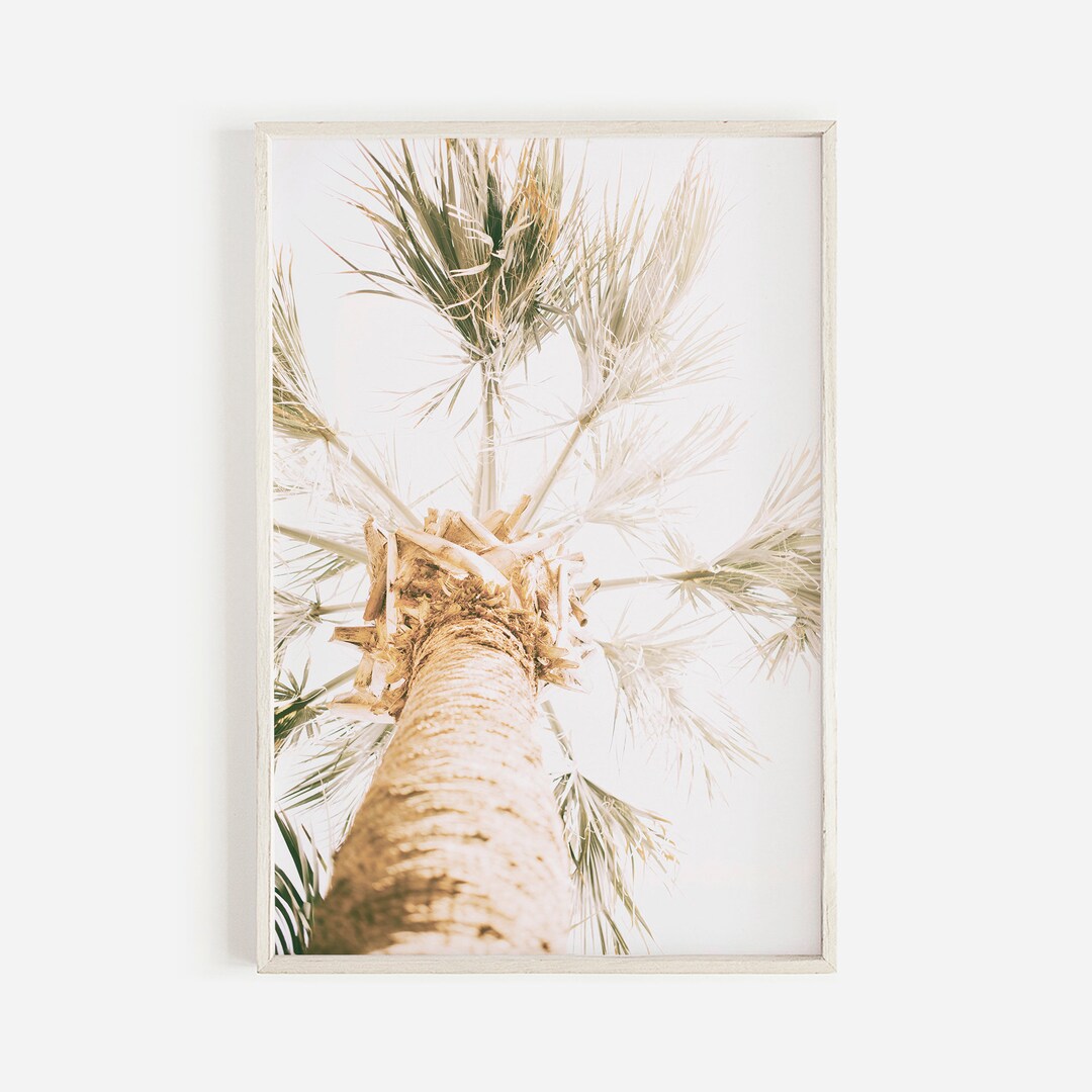Boho Palm Tree Print, Palm Trees Digital Wall Art, Palm Tree Poster ...