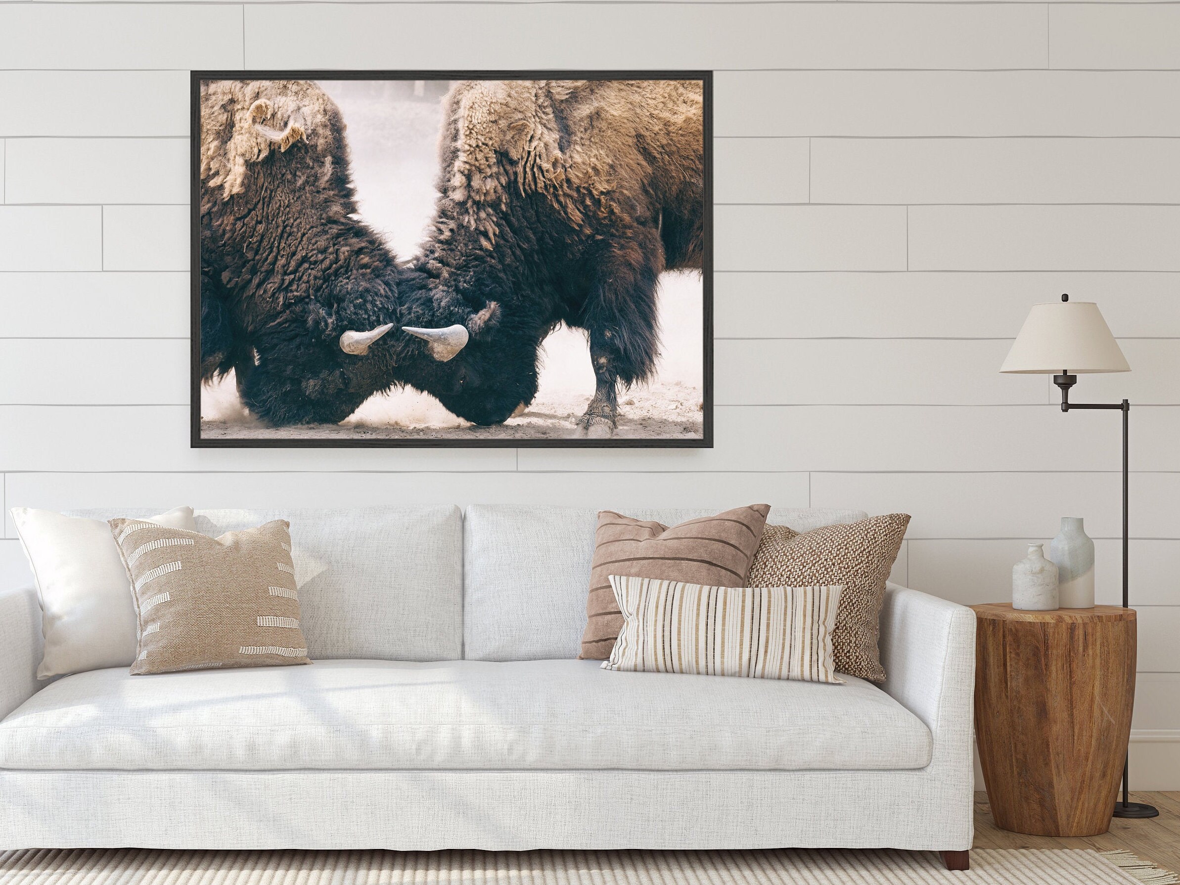 Set of 3 Prints Western Bison Prints, Buffalo Art Print Set of 3, Set ...