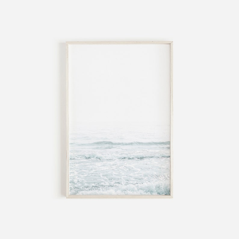 Coastal Beach Poster Set of 6 Prints, Beach Prints, Printable Wall Art ...