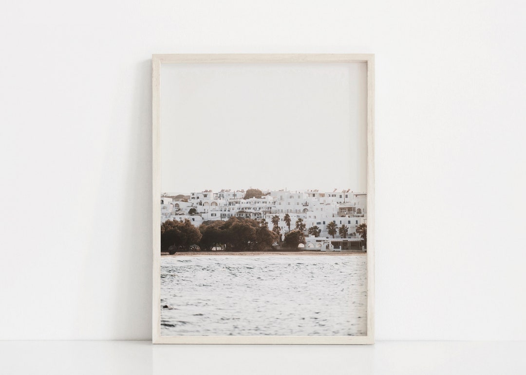 DIY Greece Coastal Art Print Beach Decor Neutral Colors - Etsy