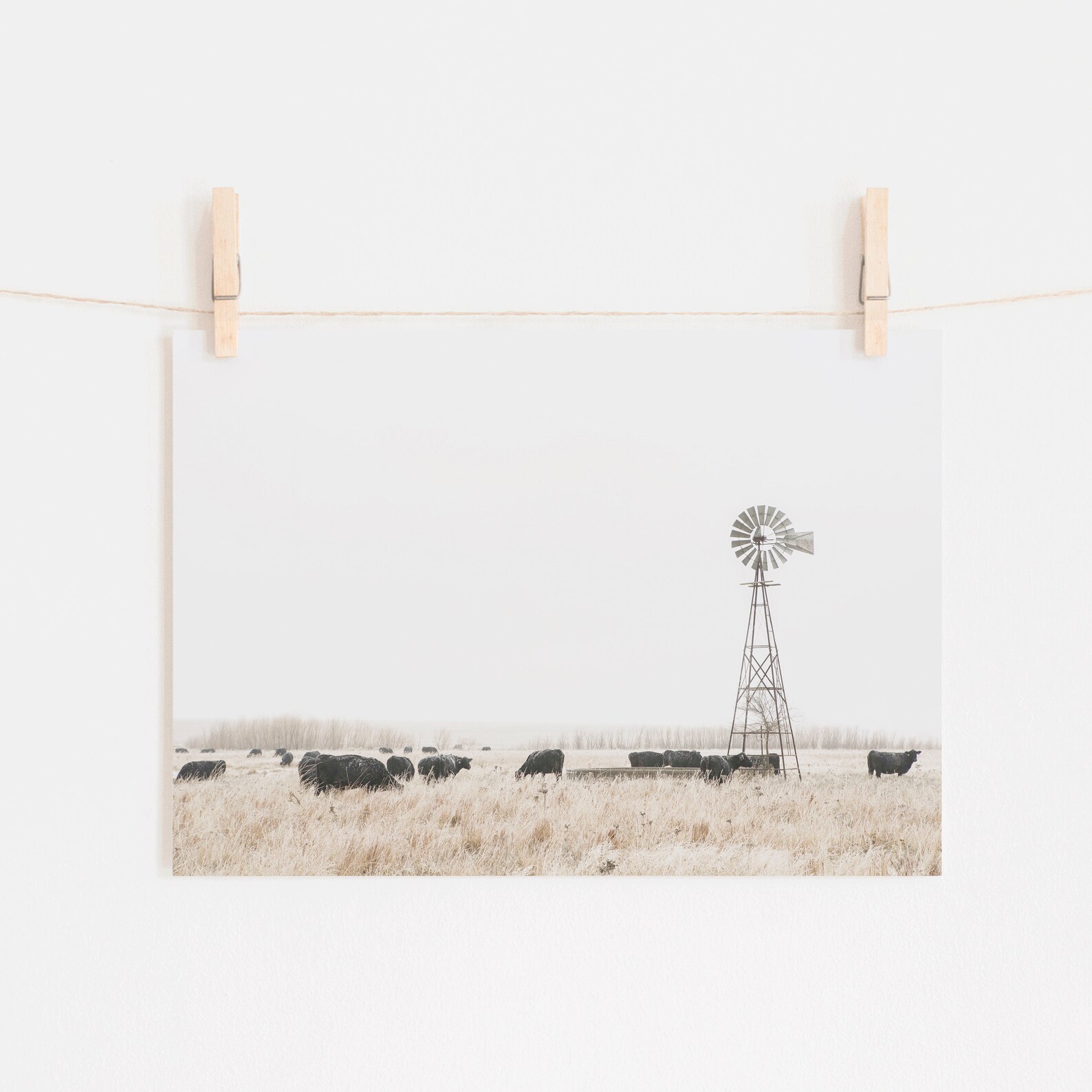 Modern Farmhouse Windmill Print Farmhouse Printable Windmill - Etsy