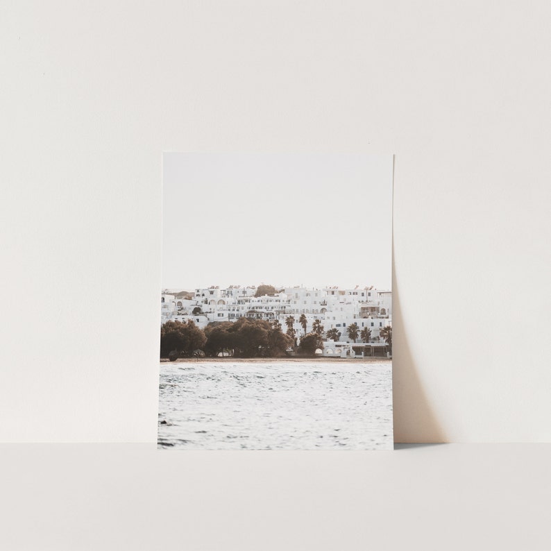 DIY Greece Coastal Art Print Beach Decor Neutral Colors | Etsy