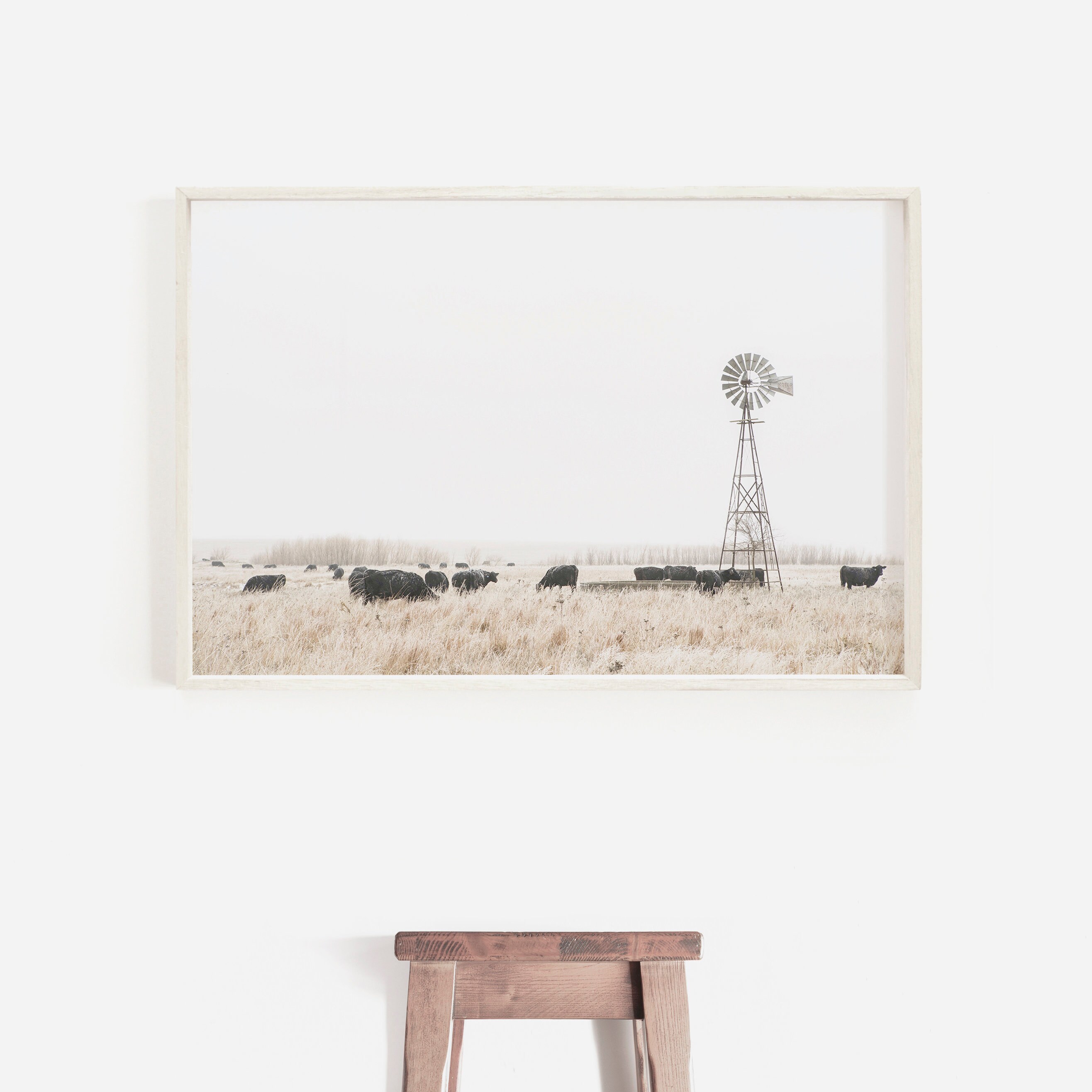 Modern Farmhouse Windmill Print Farmhouse Printable Windmill - Etsy