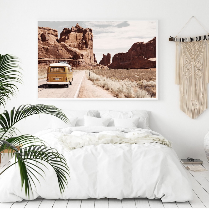 Boho Camper Van Print Desert Printable Southwestern Decor - Etsy