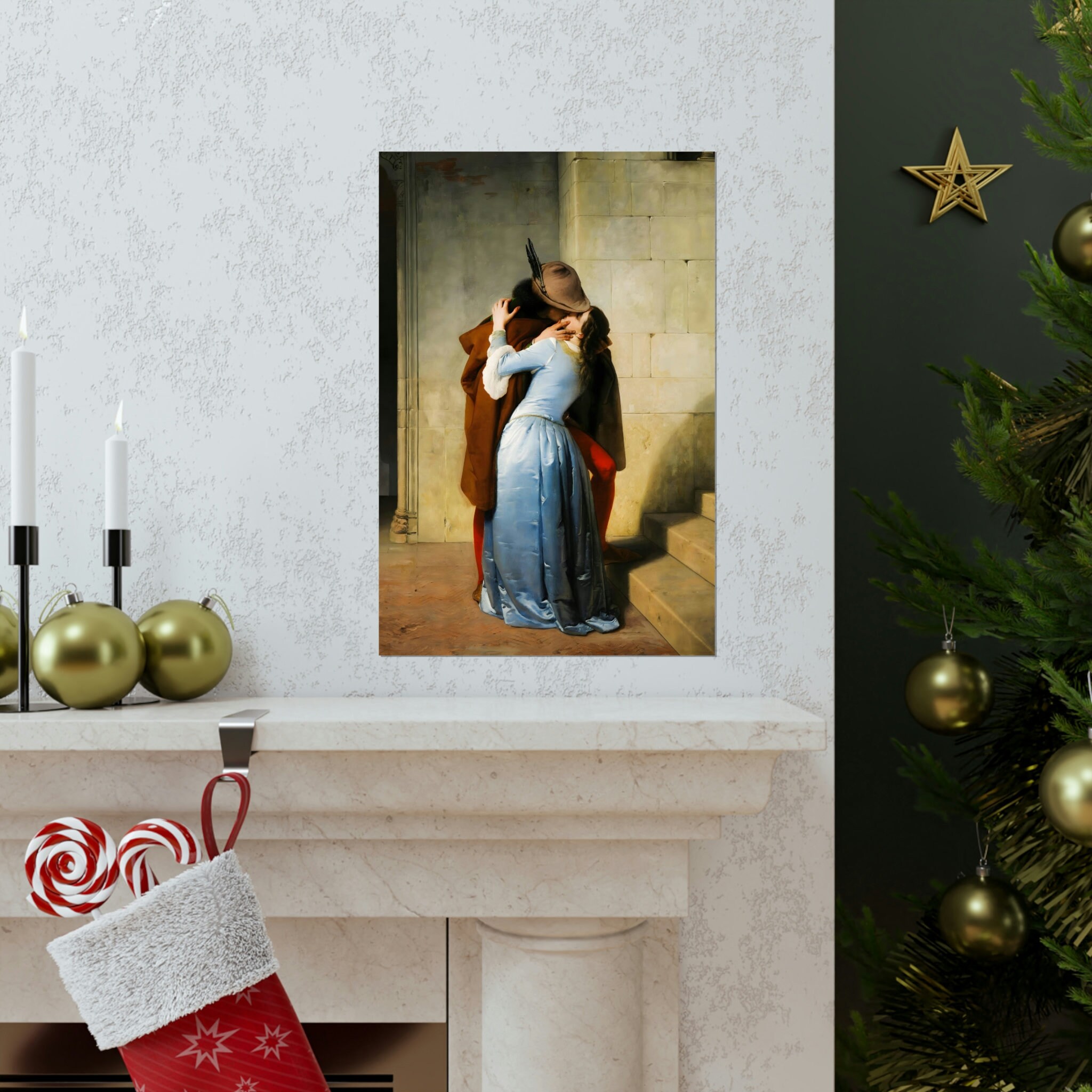 The Kiss by Artist Francesco Hayez Art Poster - Etsy