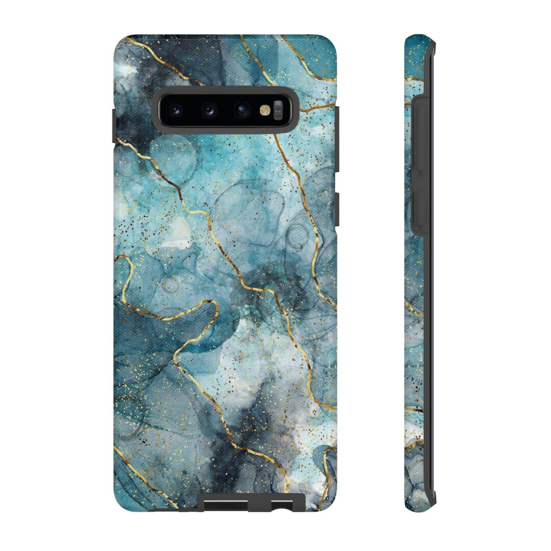 Blue Marble Swirl Phone Case L Cute Phone Case L Apple and Android ...