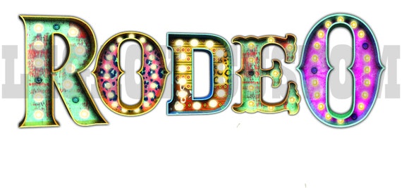 Marquee Rodeo - Etsy