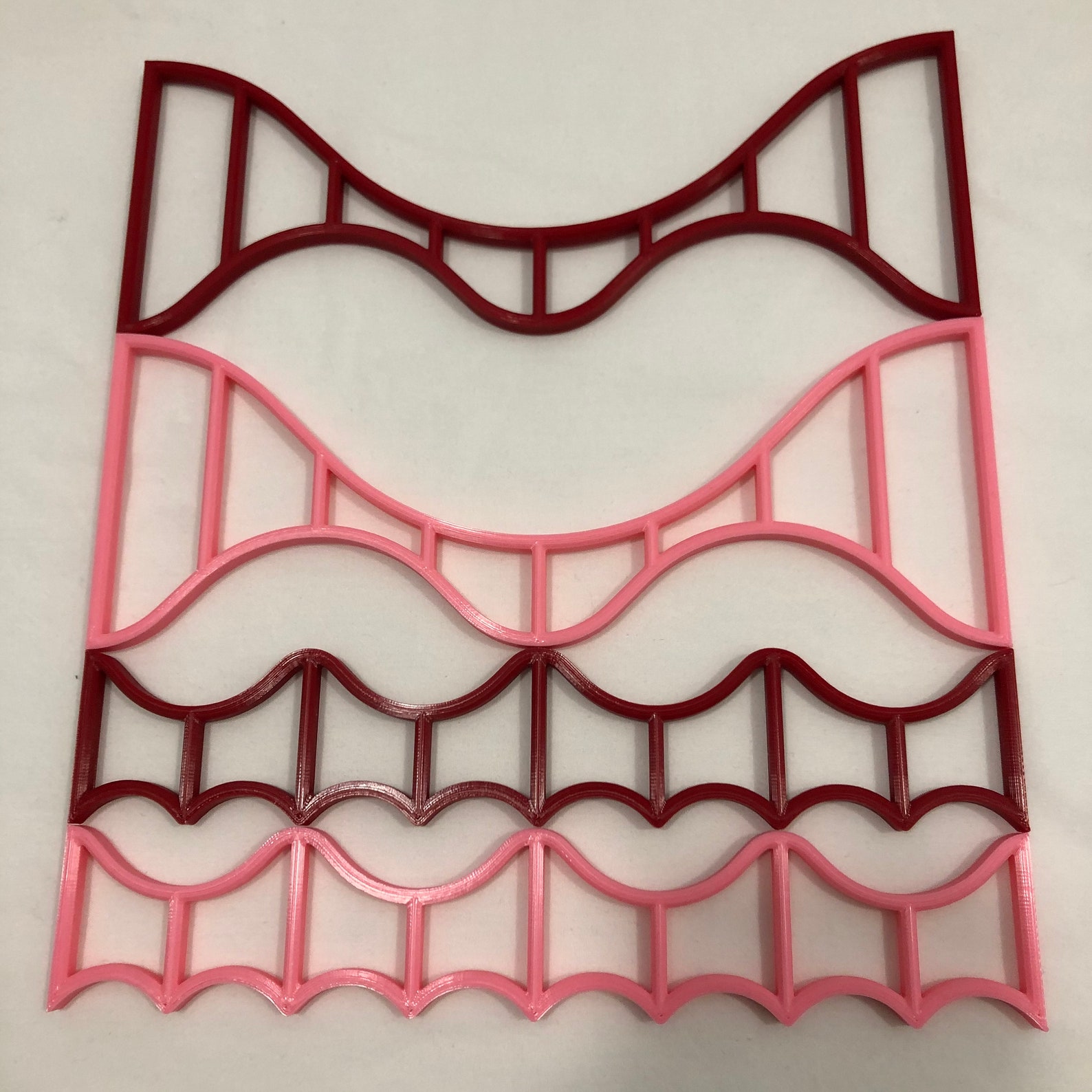 Quilting Wave Ruler 4 Wave Sizes Longarm and Other Machines - Etsy UK