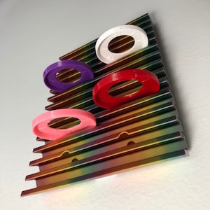 Hanging Longarm Ruler Rack, 14 Slot, Pick a Size, for Longarm Quilting ...