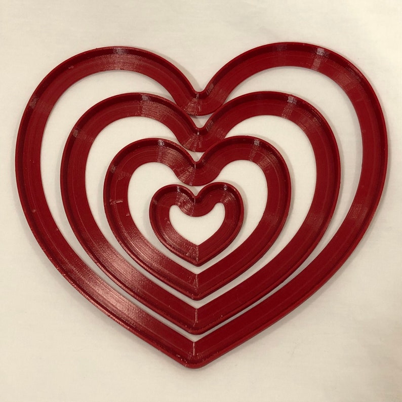 Heart Quilting Rulers 4 Piece Set Multiple Colors by - Etsy