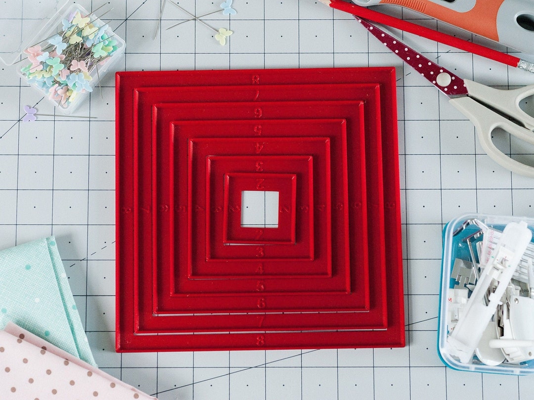 Square Quilting Rulers, 7 & 14 Piece Sets, Multiple Colors, by ...