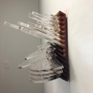 Hanging Longarm Ruler Rack, 14 Slot, Pick a Size, for Longarm Quilting ...