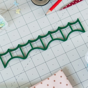 Quilting Wave Ruler, 4 Wave Sizes, Longarm and Other Machines, by ...