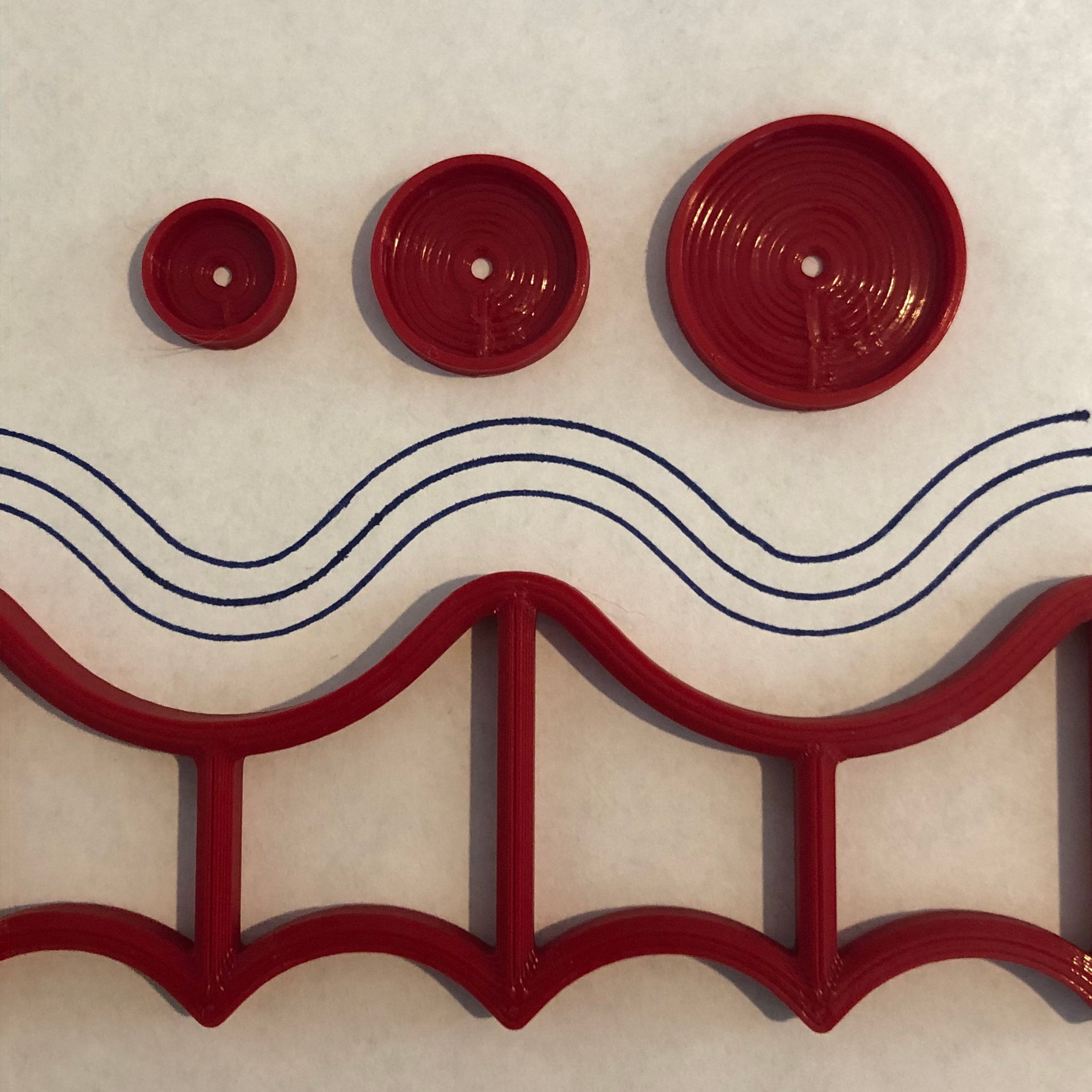 Echo Marking Discs, Quilting Ruler Tool, by Alconydesigns - Etsy