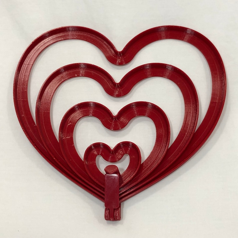 Heart Quilting Rulers 4 Piece Set Multiple Colors by - Etsy