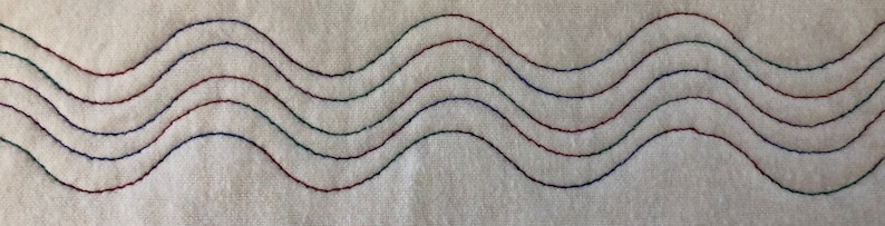 Quilting Wave Ruler 4 Wave Sizes Longarm and Other Machines - Etsy UK