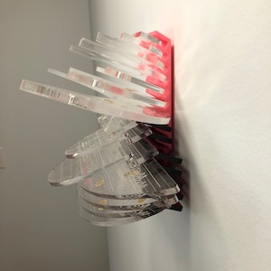 Hanging Longarm Ruler Rack, 14 Slot, Pick a Size, for Longarm Quilting ...