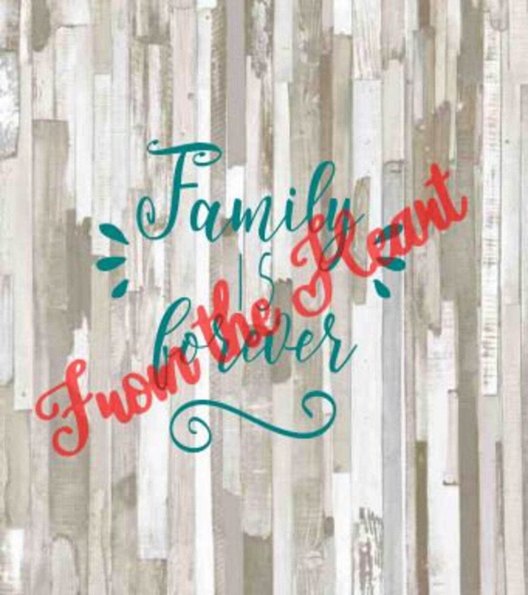 Forever Family DXF PNG Clip Art SVG Cut File - Etsy