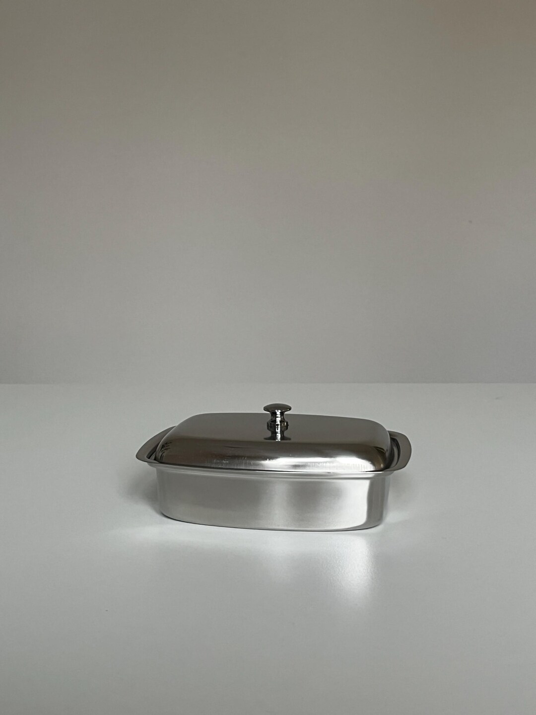 Vintage Stainless Steel Butter Holder, Vintage Metal Butter Dish ...