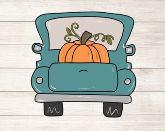 Teal Pumpkin Patch Work Digital Clip Art fall Time Autumn PNG ...