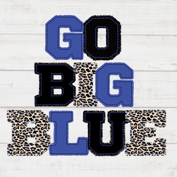 Go Big Blue - Etsy