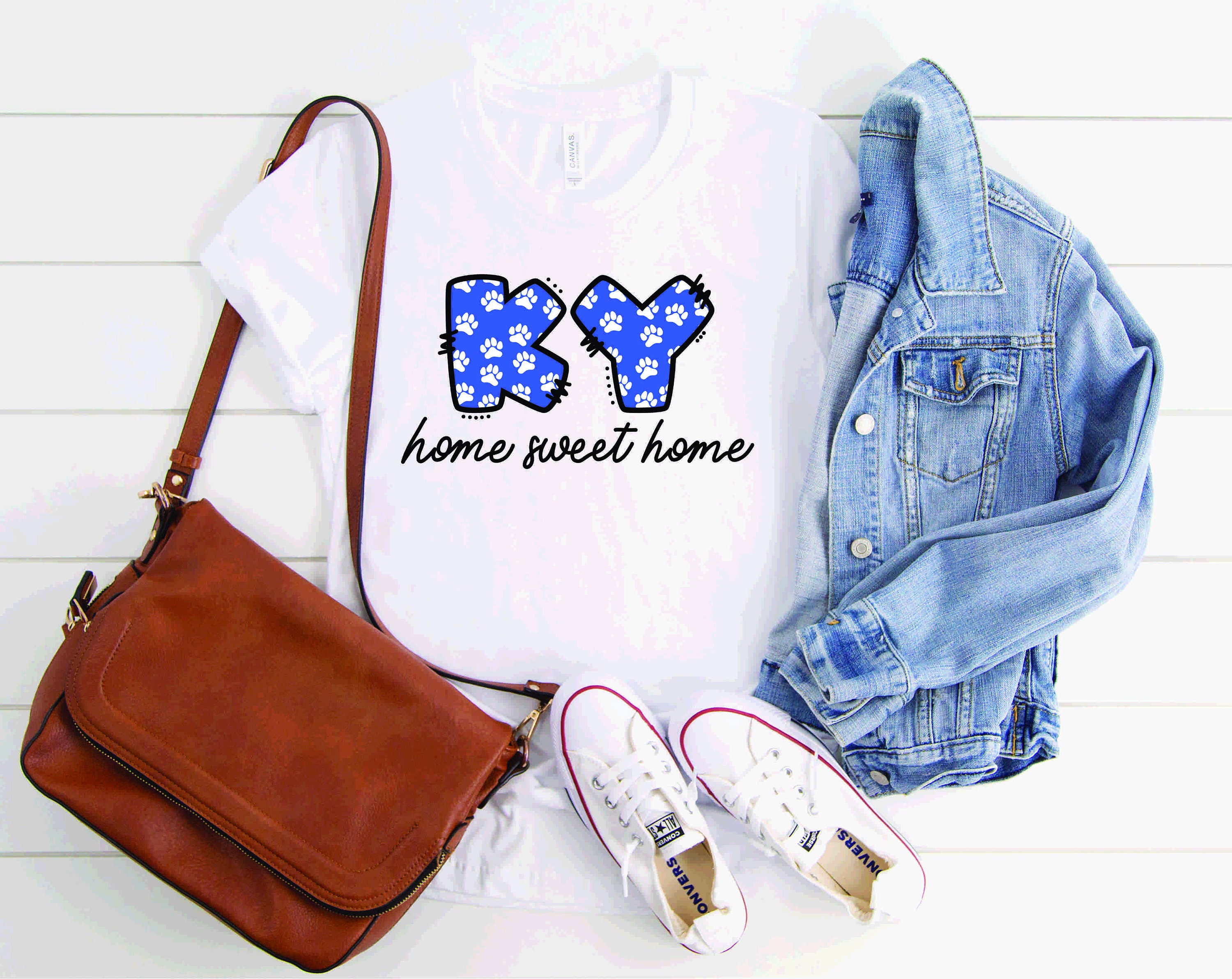 KY Royal Blue Paw Prints Pattern | Home Sweet Home | Kentucky ...