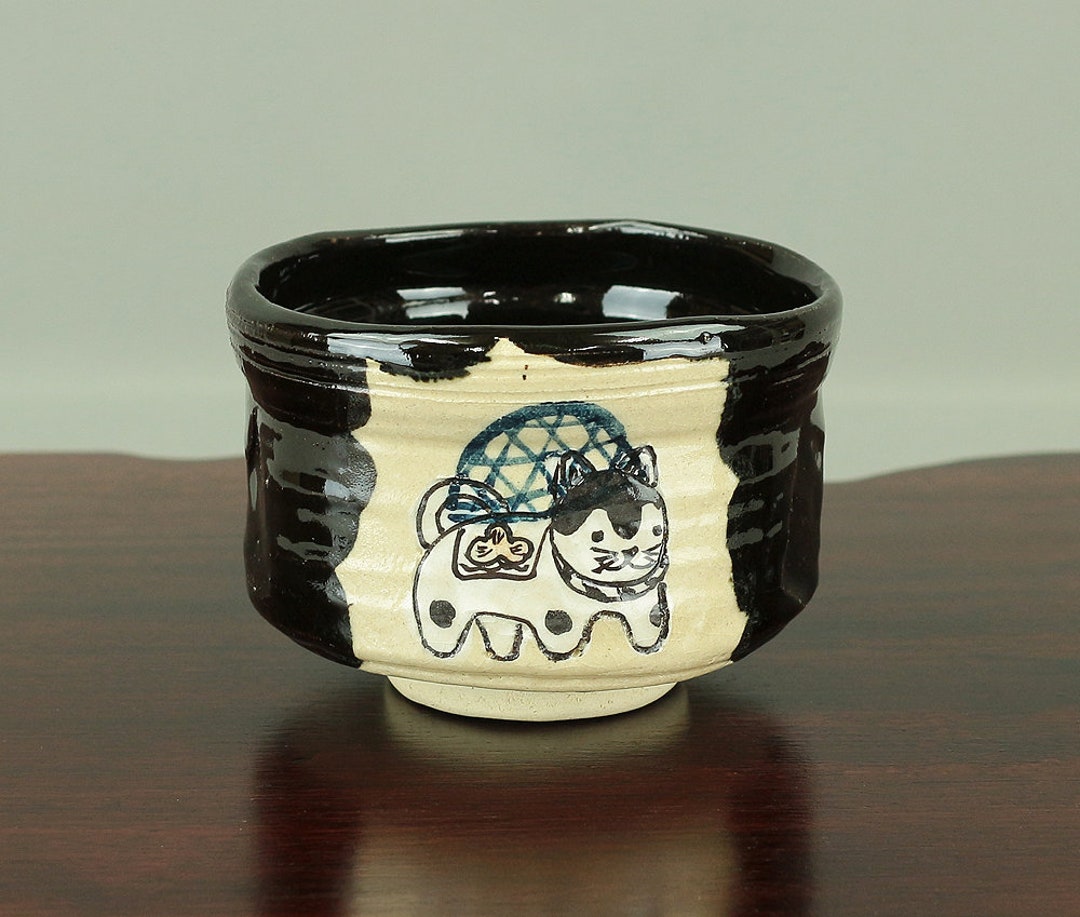 Sasaki Shinji 佐々木晨二 (b1952) Zuiko Kiln 瑞光窯 Kuro Oribe (black Oribe ...