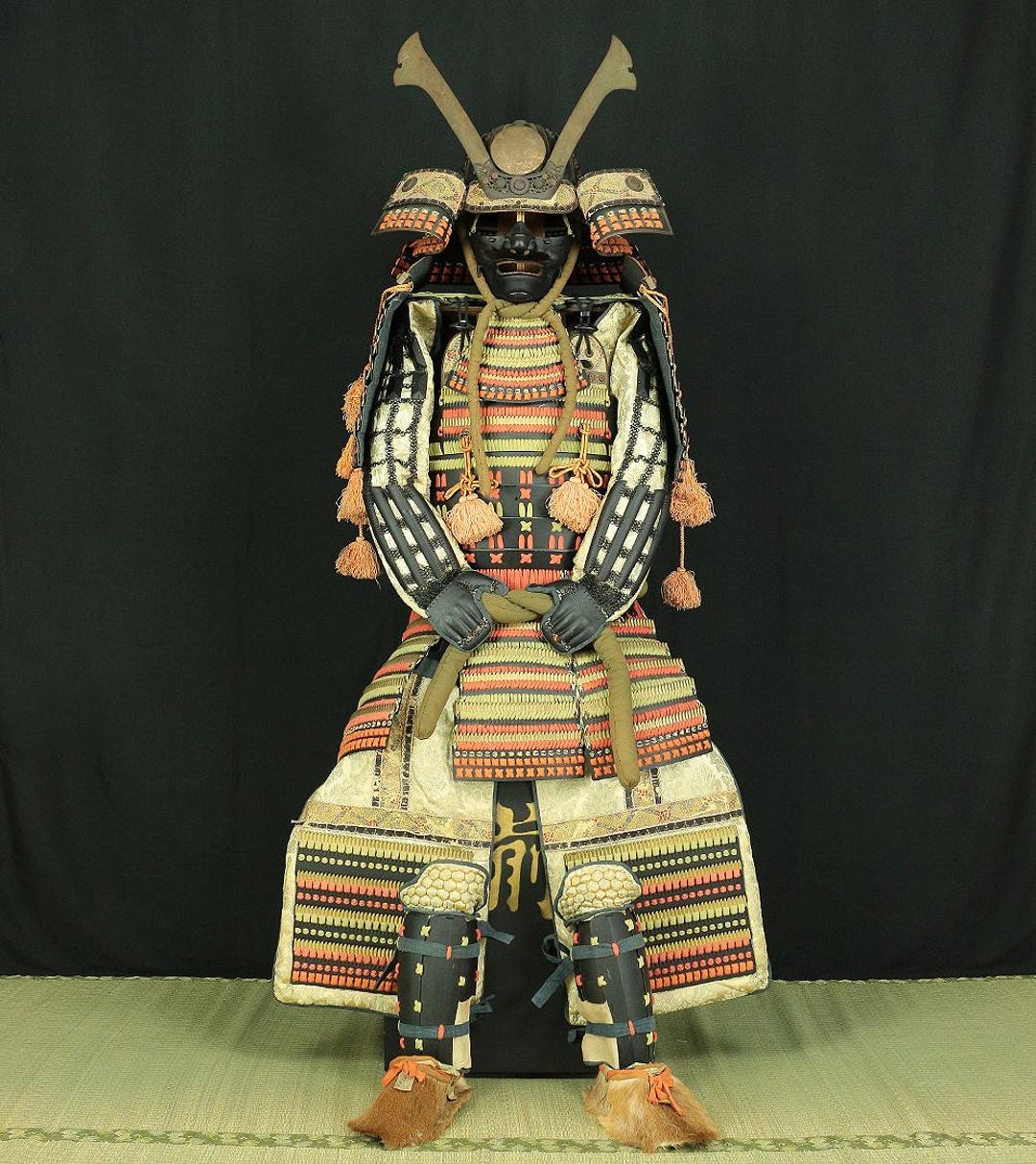Life Size Samurai War Armor Kacchu Yoroi Vermilion Thread Body With ...