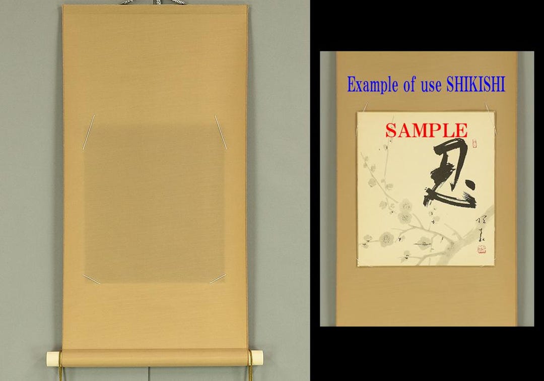 Scroll for Hanging Shikishi Japanese Art Kakejiku Kakemono Wall Hanging ...