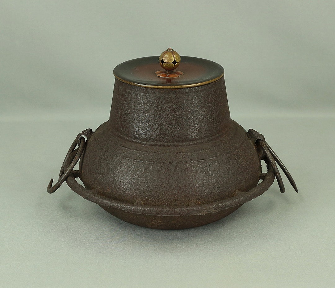 Chagama Iron Tea Kettle 'no Leak' 2310g Early 20th Century Japanese Tea ...