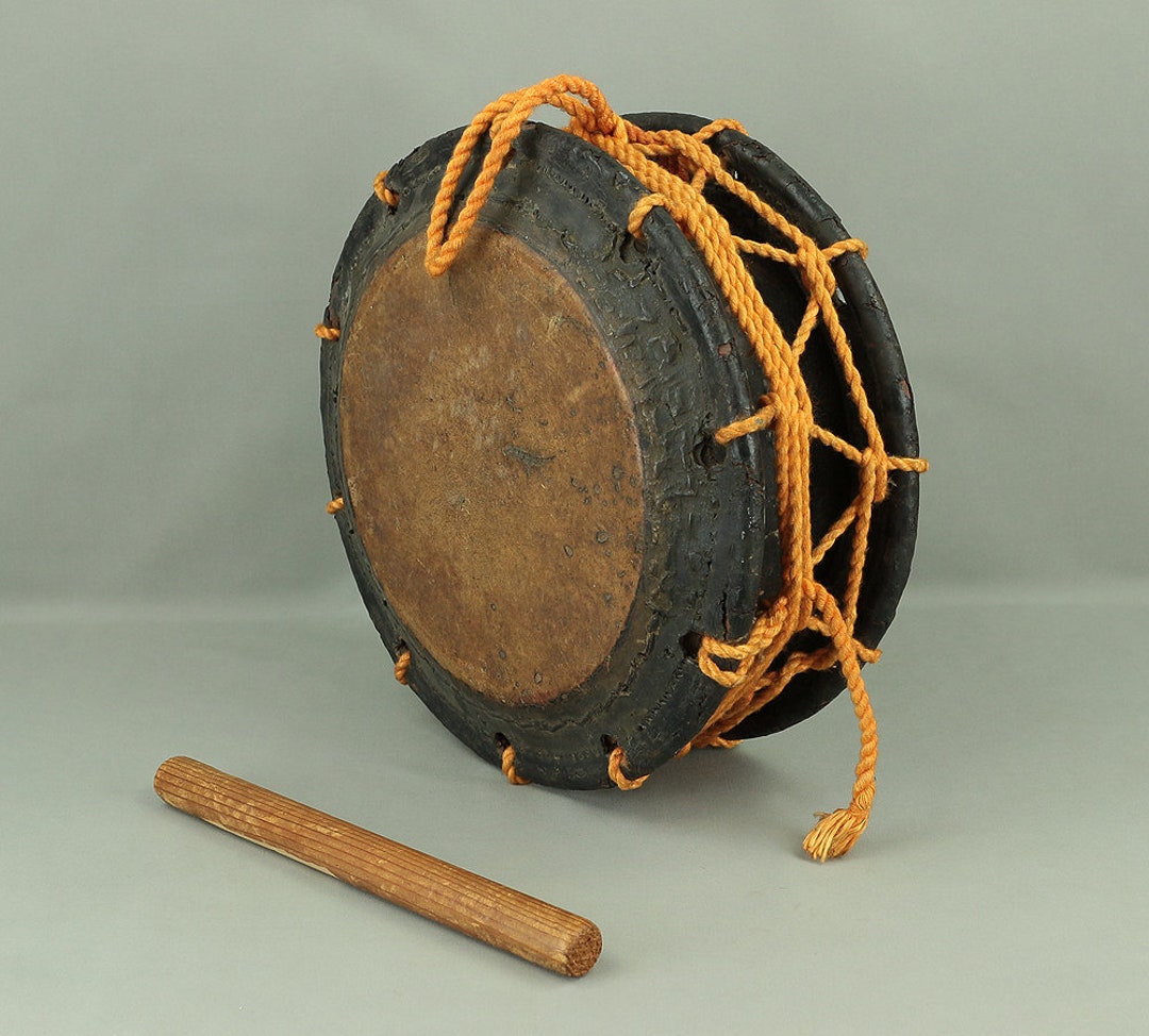 Wadaiko Shimedaiko Japanese Traditional Drum, Bachi Stick for Matsuri ...